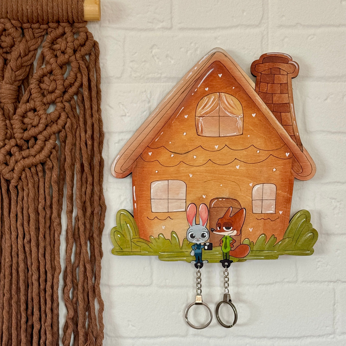 Zootopia Keychain Holder – Fabreca Art house